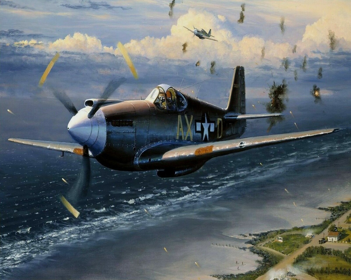 World War 2 Fighter Planes Art