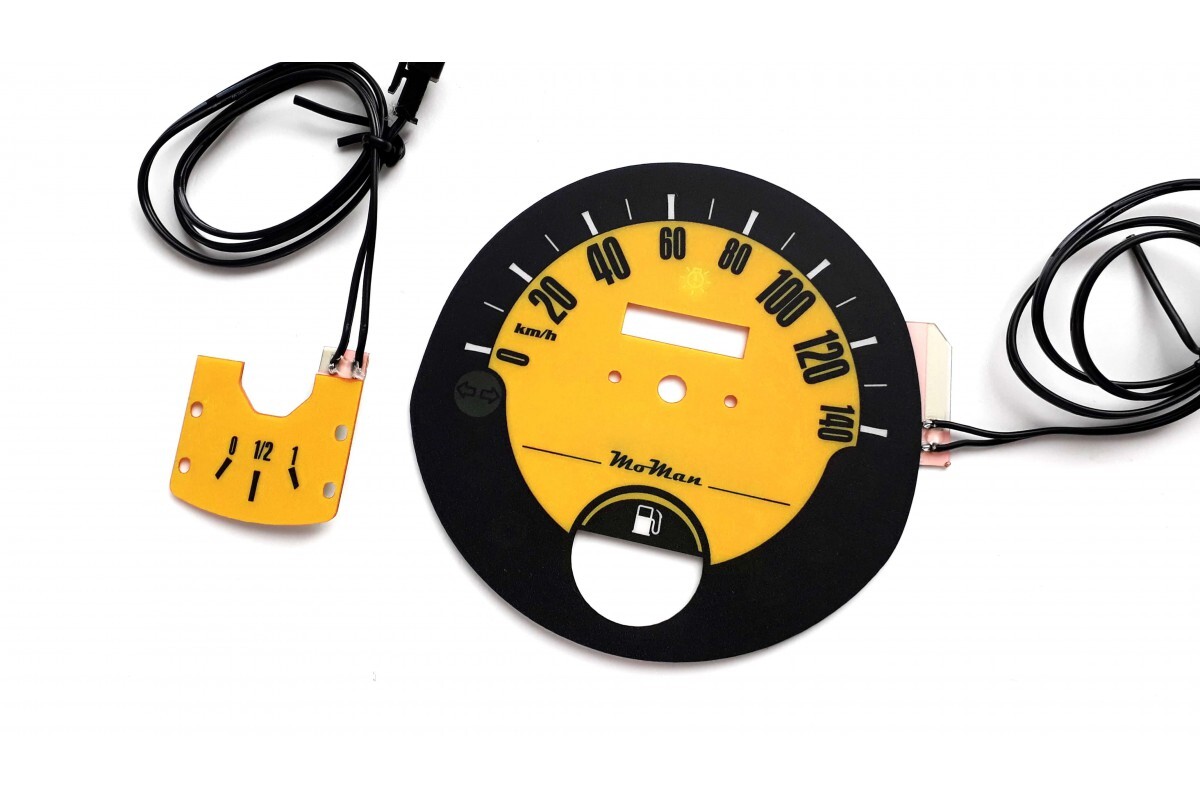 FIAT 126p glow face gauge design 4 glow gauge plasma dials tachoscheibe ...