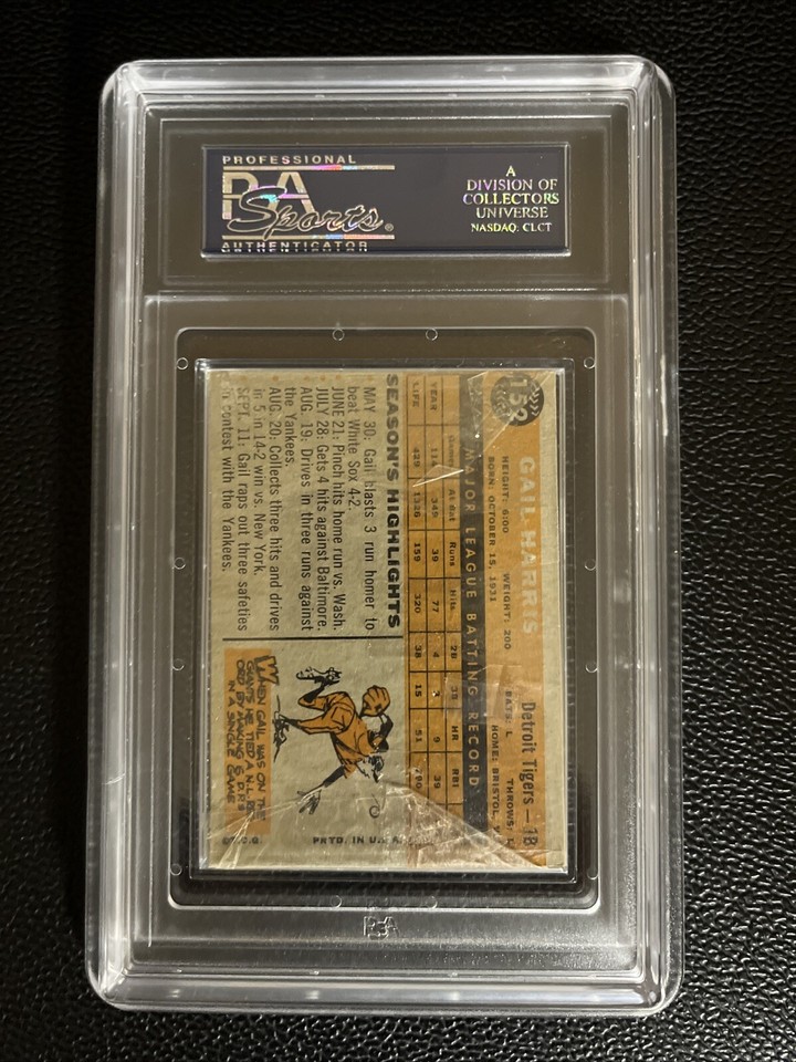 1960 Topps Baseball 2nd Series Cello Pack PSA 7 Possible Yaz RC Tear In ...