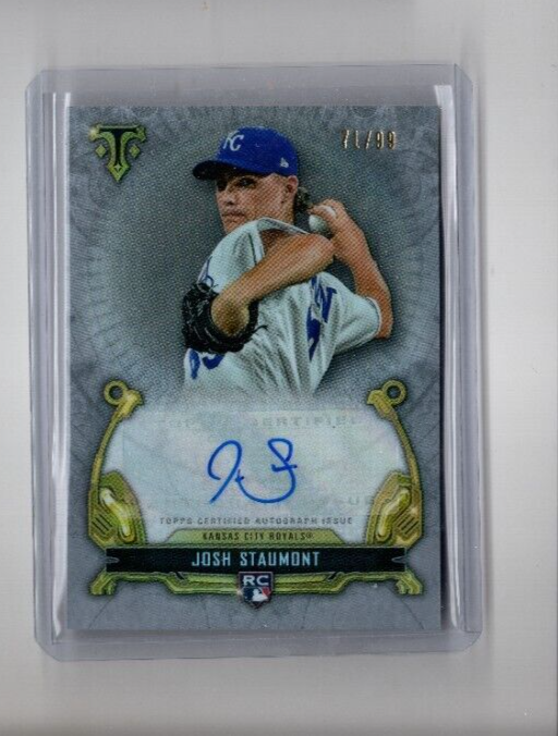 2020 Topps Triple Threads Josh Staumont Autograph Rookie Card #'d 71/99 ...