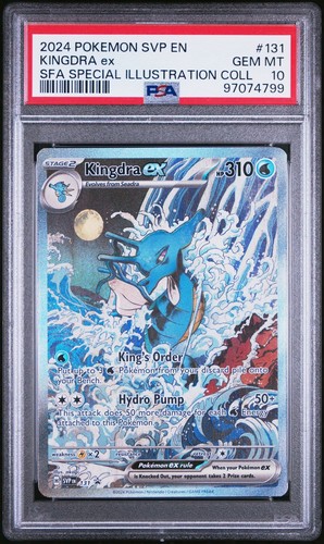 PSA 10 KINGDRA EX SVP 131 BLACK STAR PROMO POKEMON CARD LLUSTRATION ...