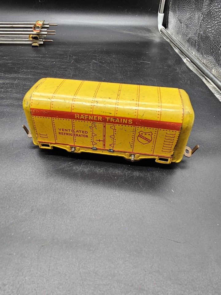 Hafner 1010 O Windup Locomotive Train Set Plus Tracks Vtg Works | eBay