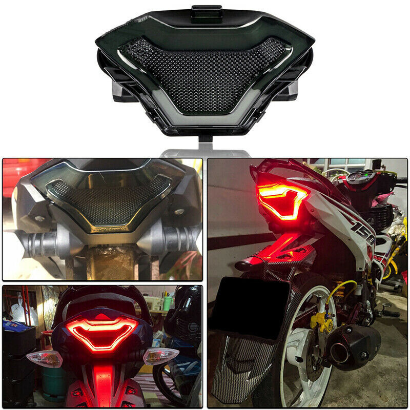 Rear LED Tail Light Brake Integrated Fit Yamaha YZF R3 R25 MT-07 FZ07 ...