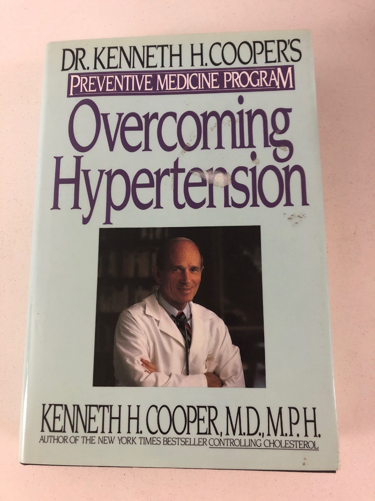 Overcoming Hypertension - Dr. Kenneth Cooper - (1990, Dust Jacket ...
