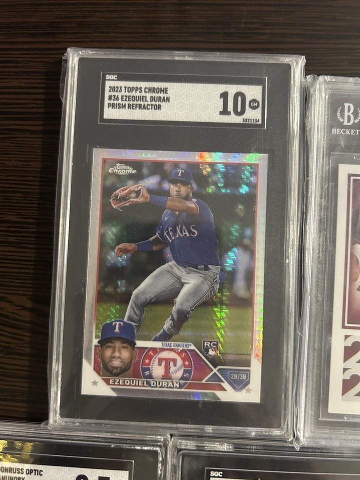 7 Card Graded Lot PSA 9 BGS 9.5 SGC 10 MLB/NBA Rookies Kwan Jaquez ...