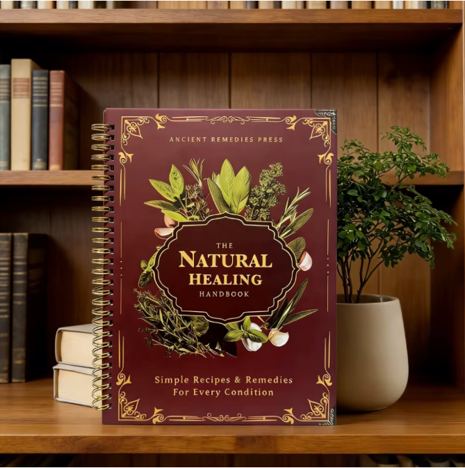 The Natural Healing Handbook, Spiral-Bound Guide for Herbal Remedies ...