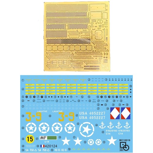 Classy Hobby MC16016 US M8 75mm Howitzer Motor Carriage 1:16 Model Kit ...