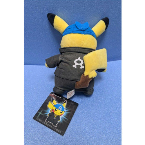 Pokemon Center Limited Edition Boss Pikachu Plush Toy Aqua Team Aogiri ...