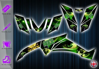 QUADZILLA 320 XLC 300 STICKERS - GRAPHICS KIT - 500 XLC DECALS ...