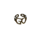 The GO Ring statement retro adjustable 925 silver | eBay