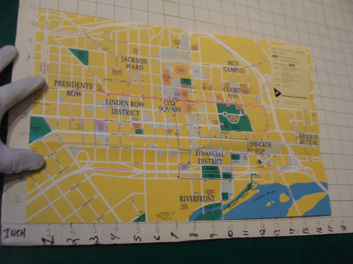 Map Of Downtown Richmond