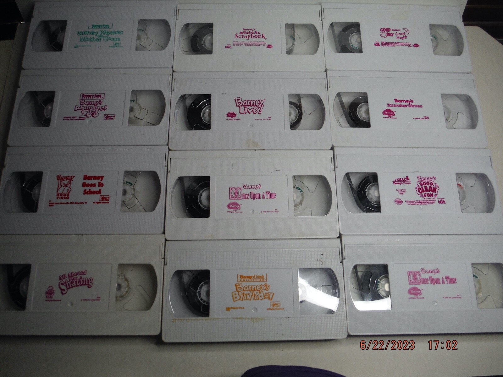 Vintage 90's Barney & Friends VHS Tapes, Lot | Grelly USA