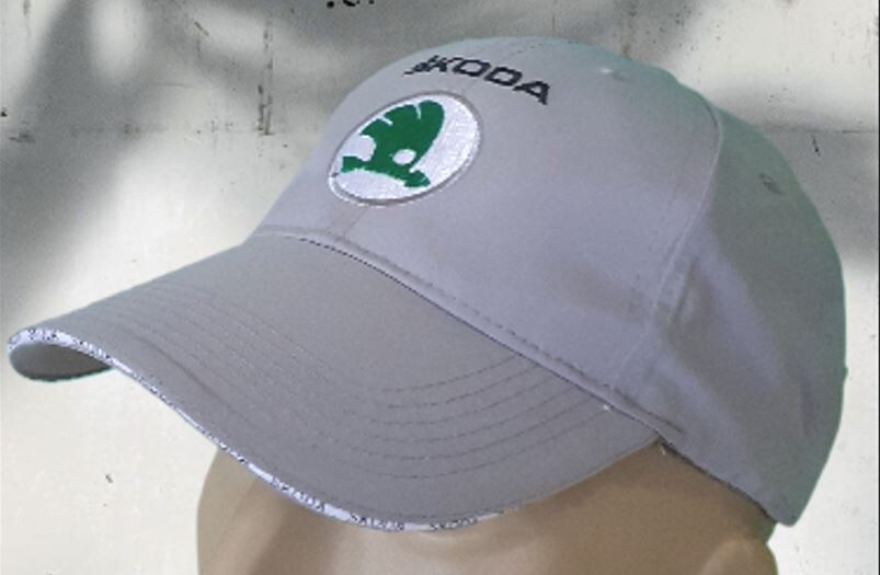 Classic Skoda Baseball Cap - Gray-Silver, Adjustable Size, Embroidered ...