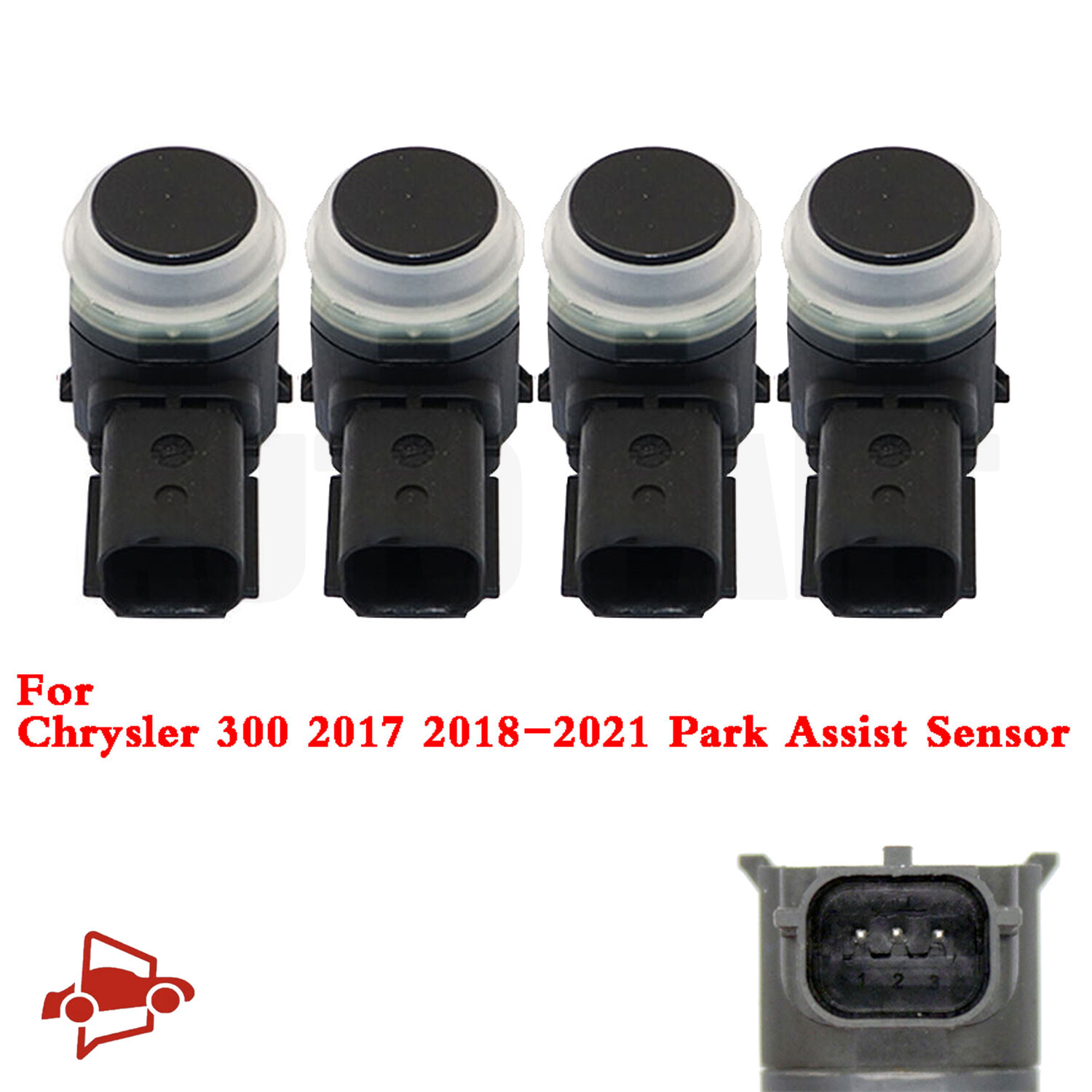 4PCS Fits for Chrysler 300 2017 2018-2021 Park Assist Sensor 5MK60TZZAC ...