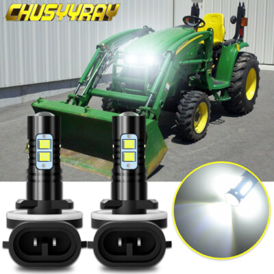 2 LED bulbs for Deere 3320 3520 3720 4010 4044M 4044R 4049M 4049R 4052 ...