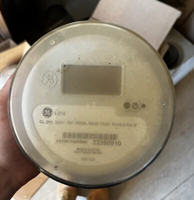 Electrical Meters - Ge Watthour Meter