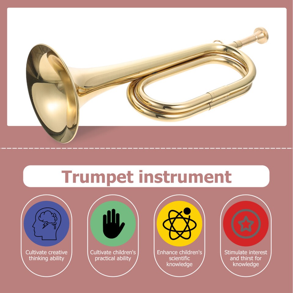 Bugle That Plays Taps Playing Ceremonial Bugles Vintage Trumpet | eBay