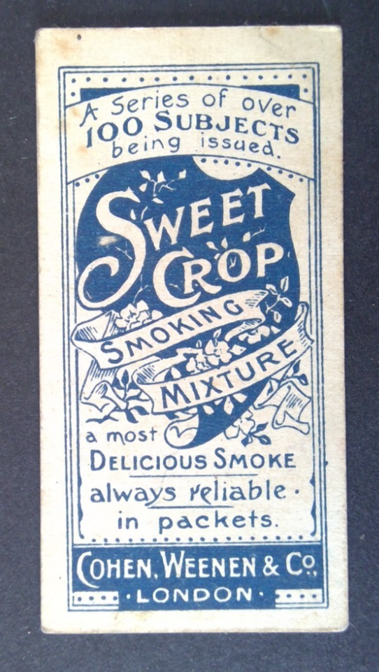 Cohen Weenen Cigarette Card Boer War Celebrities Major Gen Kelly Kenny ...