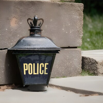 Stunning Rare Large Victorian Police Lantern station lamp | eBay UK