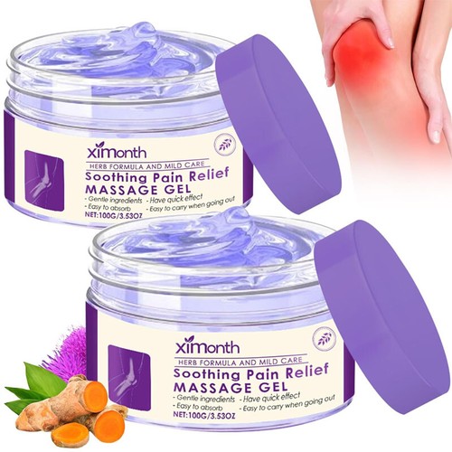 Kresin Joint Pain Gel Purple Gel, Kresin Soothing Pain Massage Gel Neck ...