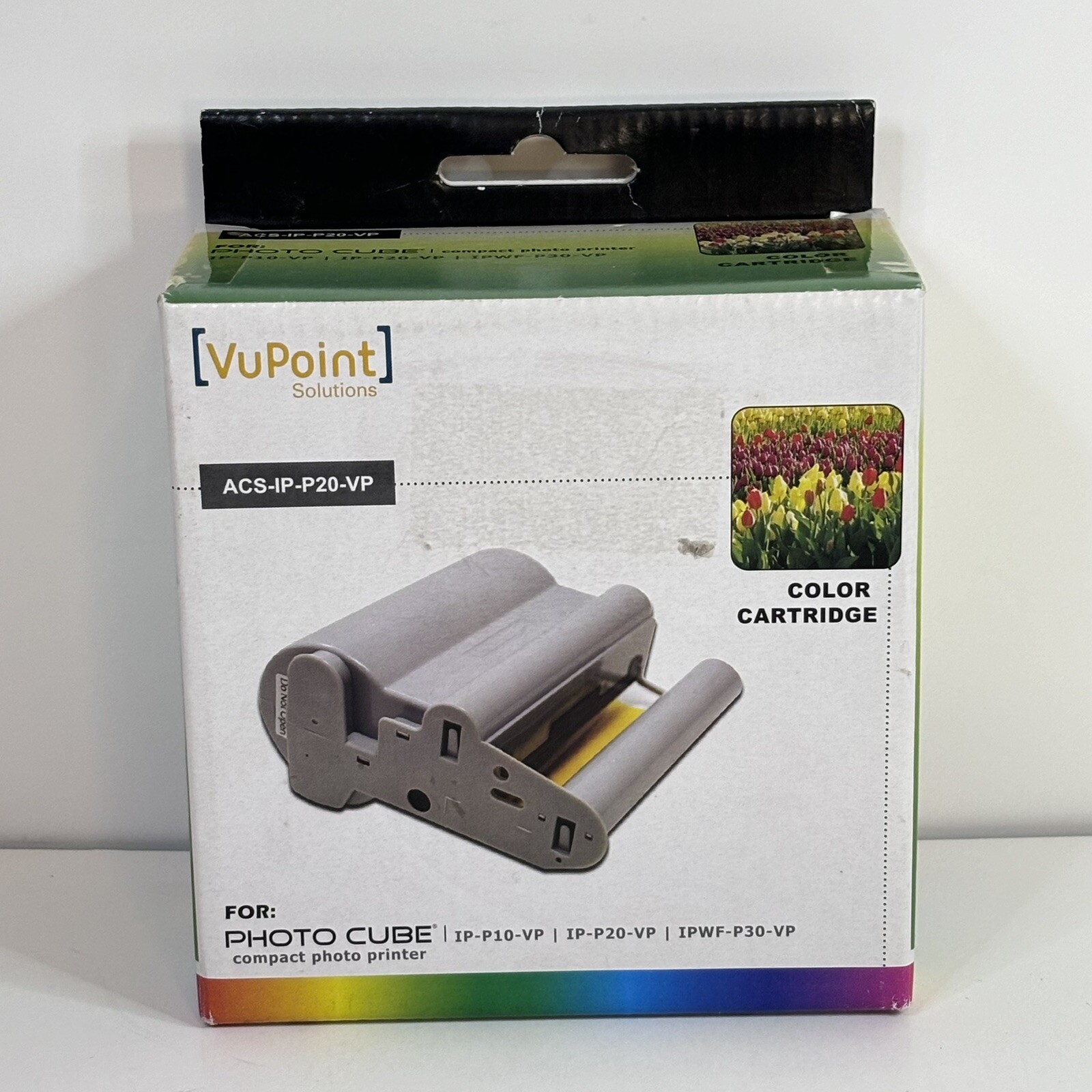 VuPoint Solutions ACS-IP-P20-VP Color Cartride for Photo Cube Printer ...