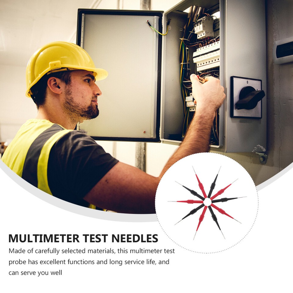 10Pcs Multimeter Test Needles Replacement Probes for Electrical Testing ...