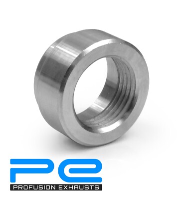 Exhaust Lambda Boss Mild Steel Nut Weld-on M18 x 1.5 O2 Oxygen sensor ...