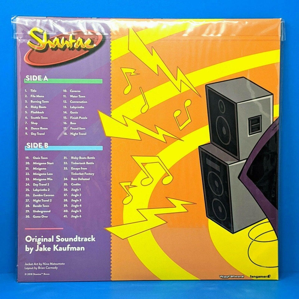 Shantae Game Boy Color Vinyl Record Soundtrack LP Jake Kaufman Vibrant ...