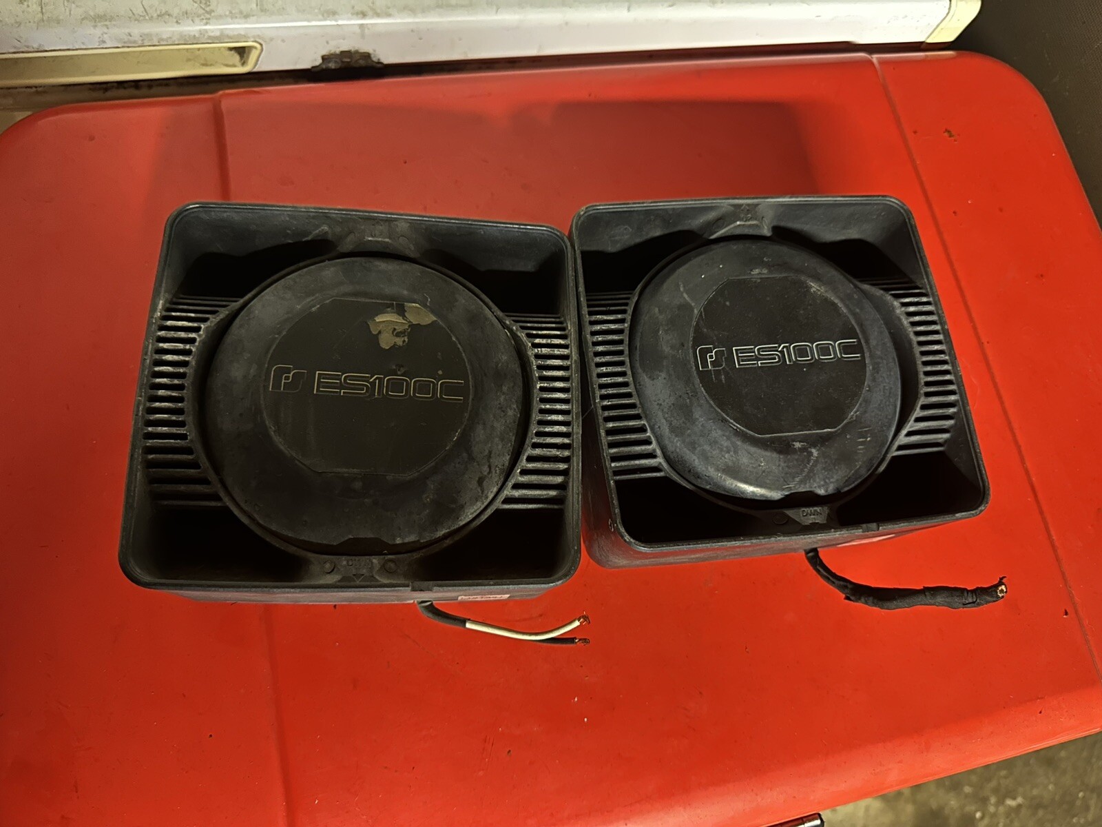 Federal Signal Speaker Siren DynaMax ES100C Black 11 OHMS 100 WATTS ...