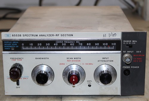 HP 8553B RF section | eBay