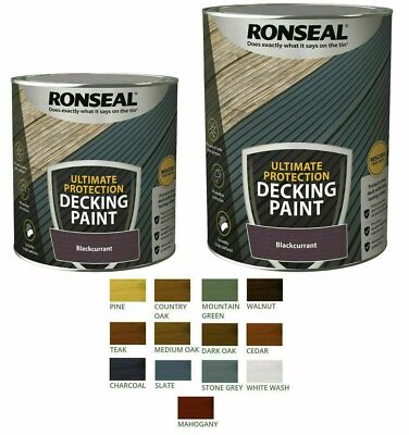 Ronseal Ultimate Decking Paint 2.5L/5L - Revive - Rescue Protect Deck ...