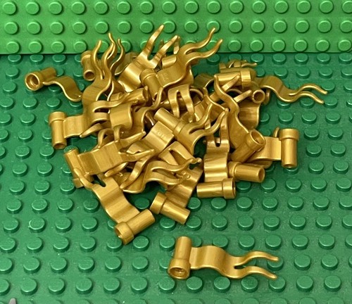 Lego 25 Pieces Pearl Gold Wave Flag / Ninjago / Castle / Disney ...