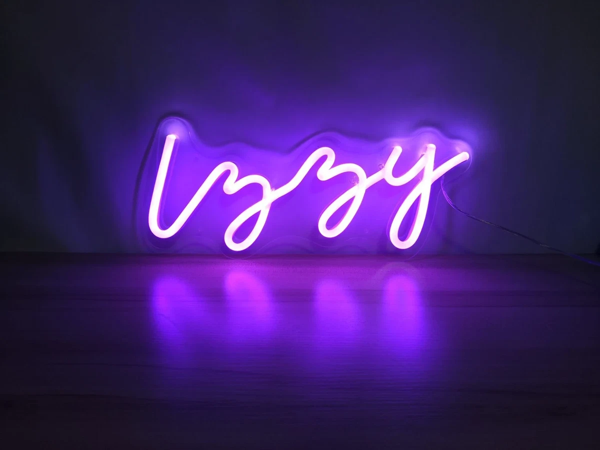 Neon Light Words Tumblr