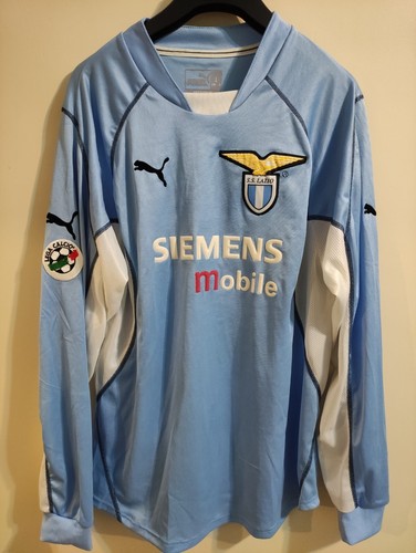 LAZIO 2001-02 Serie A Puma C.LOPEZ MATCH WORN jersey maglia trikot ...