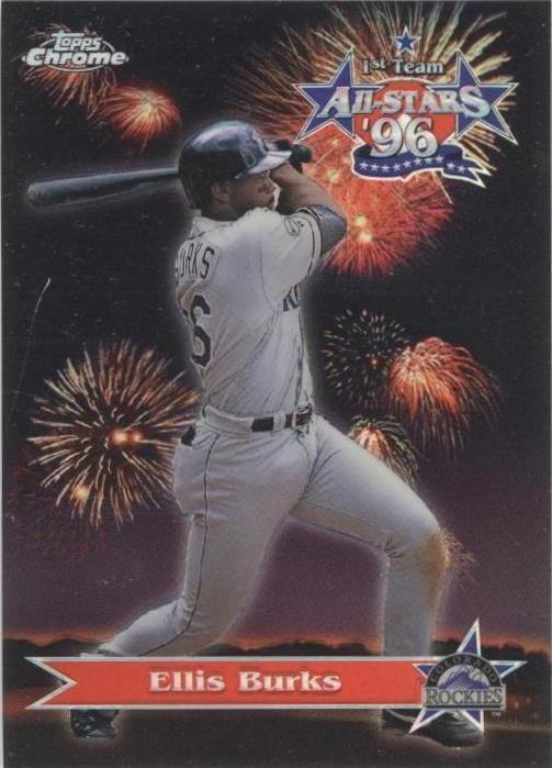 1997 Topps Chrome - All-Stars Sammy Sosa, Ellis Burks, Lance Johnson # ...