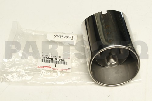 1740831080 Genuine Toyota BAFFLE SUB ASSY, EXHAUST TAIL PIPE 17408 ...
