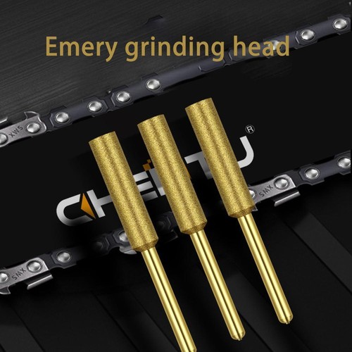 5pcs/Set Diamond Coated Grinding File Stone Heads Drill Bit (5.5mm Gold ...
