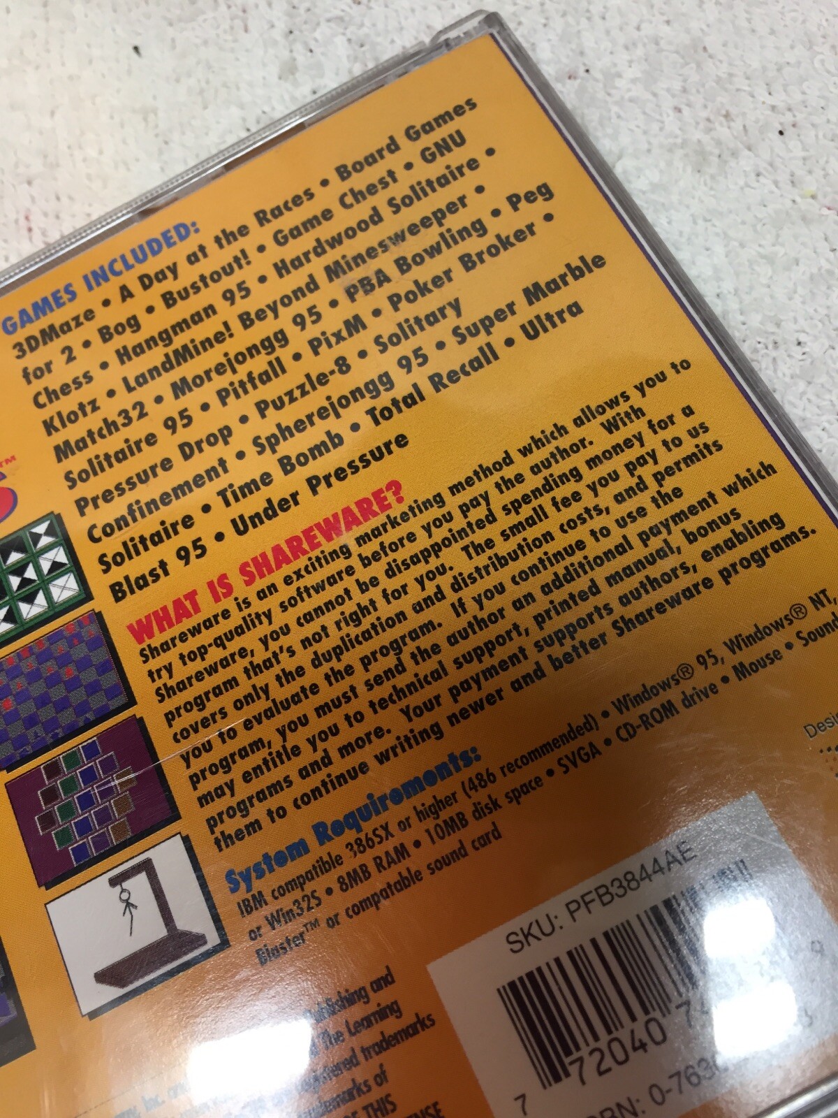 1996 Softkey 40 Best Windows 95 Games PC CD Vintage Old Good Condition ...