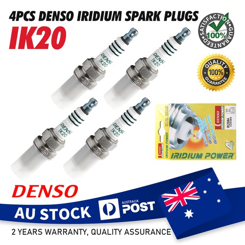 4 Denso IRIDIUM Spark Plugs IK20 for 01~10 Toyota Avensis 2.0L 1AZ-FE 2 ...