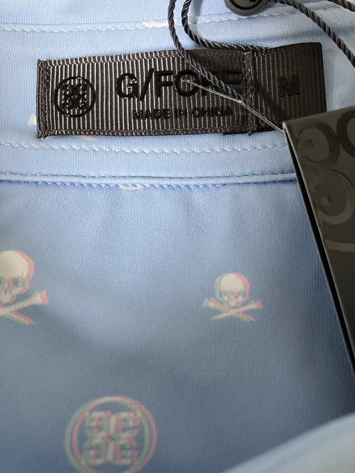 G/Fore Skull/Cross Bones Logo Golf Polo Medium. NWT $120 | eBay