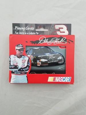 Dale Earnhardt Sr. #3 Collectable Tin And Playing Cards Embossed ...