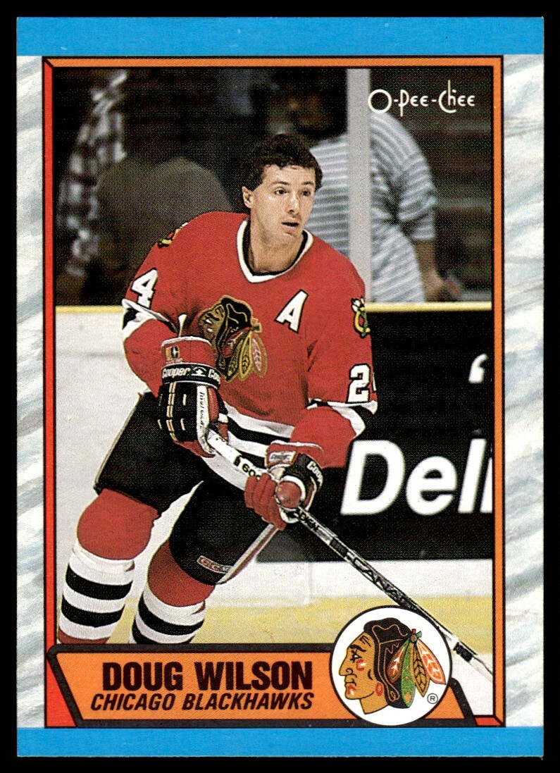 1989-90 O-Pee-Chee Doug Wilson Chicago Blackhawks #112 | eBay