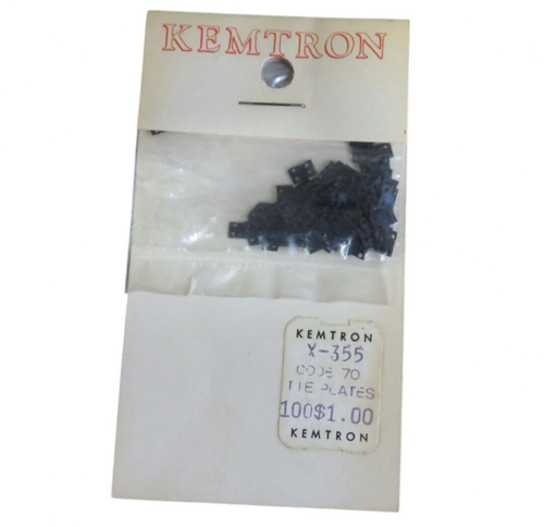 FISH PLATES - KEMTRON CODE 70 100pc X-355 VINTAGE HO NEW | eBay