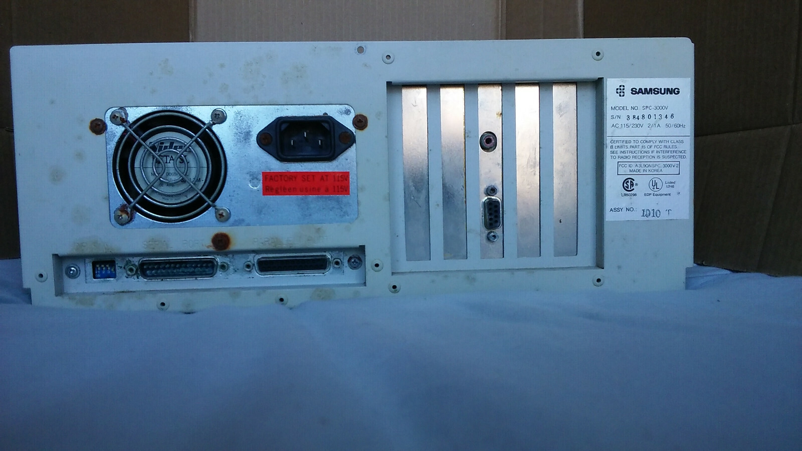 Vintage Samsung SPC-3000V 10MHz 8088 XT PC Clone, Dual 360K floppy No ...