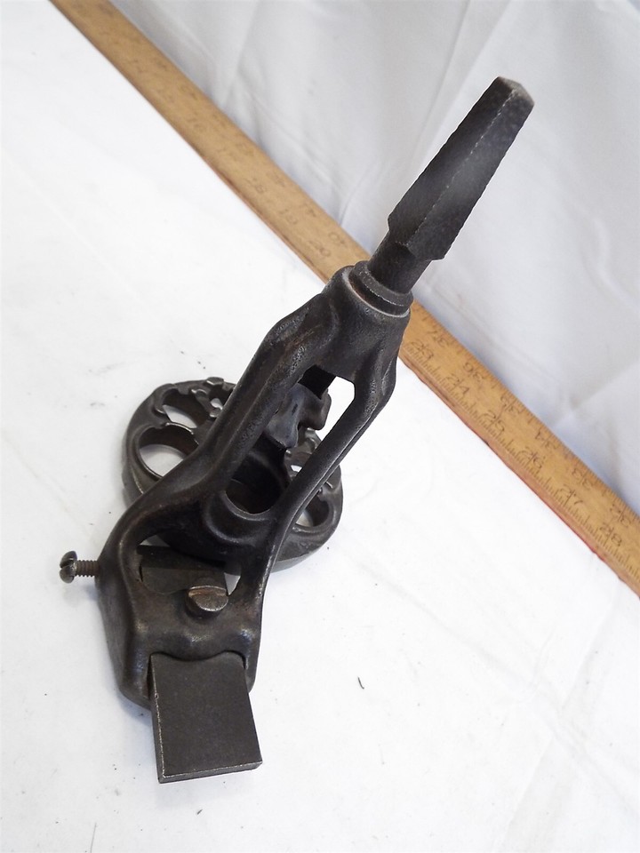 Vintage Cast Iron Dowel Rod Tenon Plane Brace Wood Tool Cutter Hollow ...