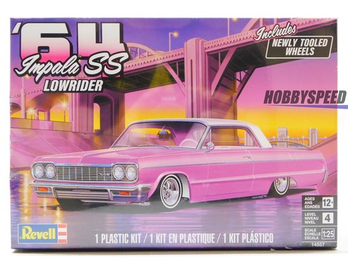 REVELL 1964 CHEVY IMPALA SS PLASTIC MODEL CAR KIT 1:25 SCALE SKILL4 ...