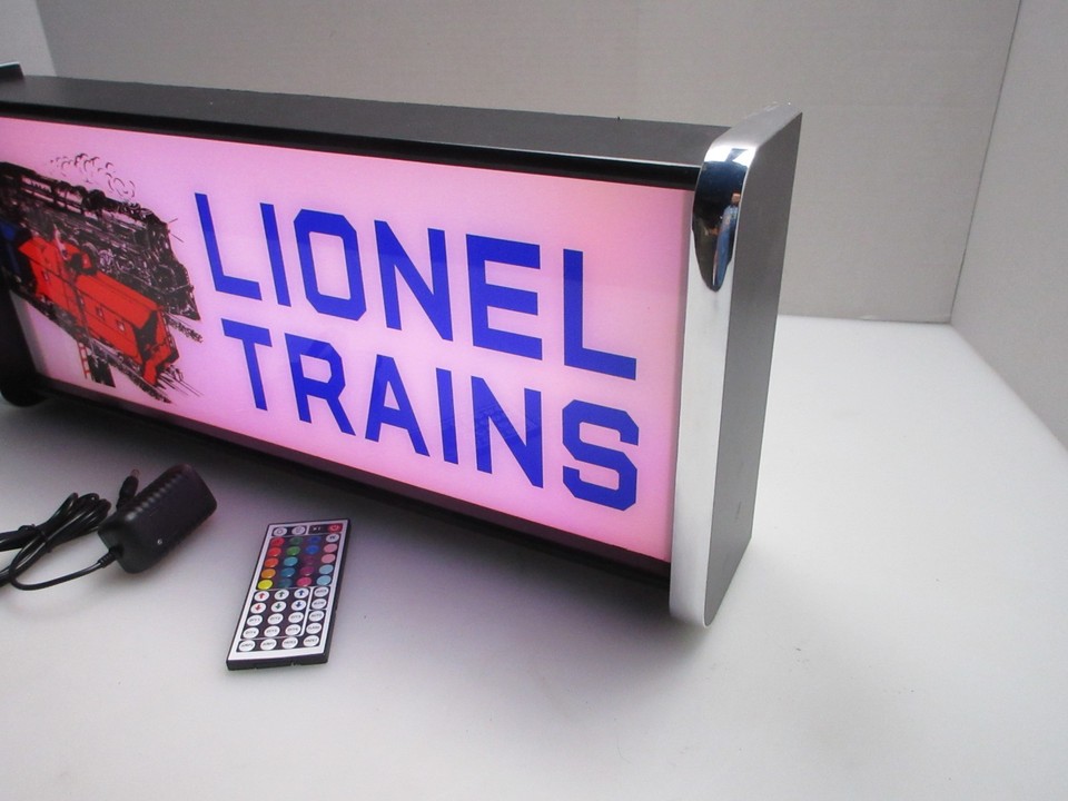 Lionel Trains LED Display lighted sign lightbox Wall hanging Light | eBay