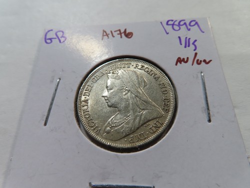 A176 Great Britain 1899 1 Shilling AU / UNC | eBay