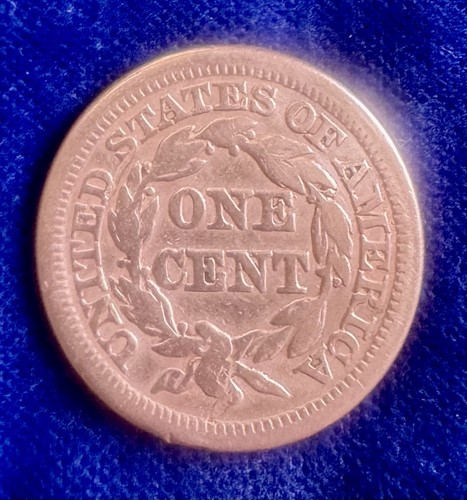 1848 Large Copper One Cent, Braided Hair | eBay