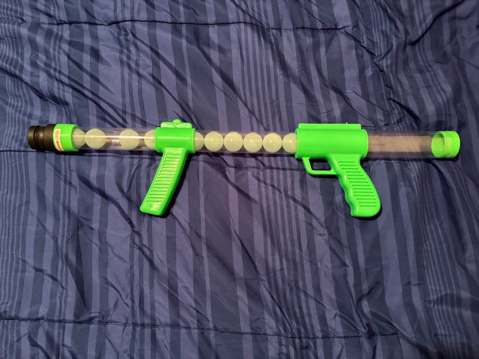 Moon Blaster with 12 Glow-in-the-Dark Ball, Rapid-Fire Pump Action Dart ...